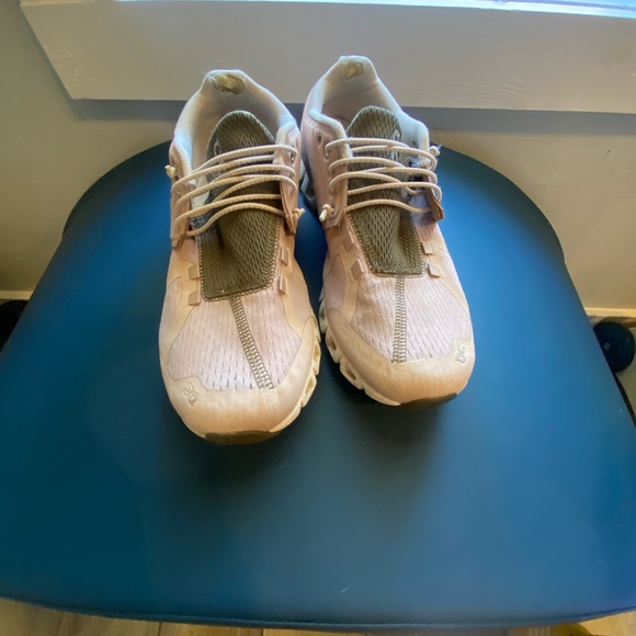 On Running | Shoes | On Running Pink And Green Sneakers | Poshmark